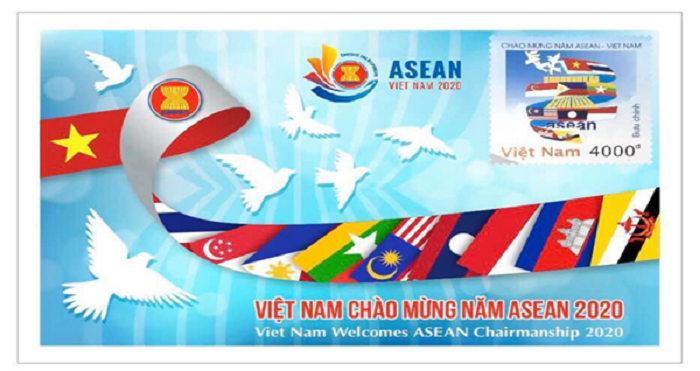 Bưu chính Việt Nam phát hành bộ tem chào mừng Năm ASEAN 2020